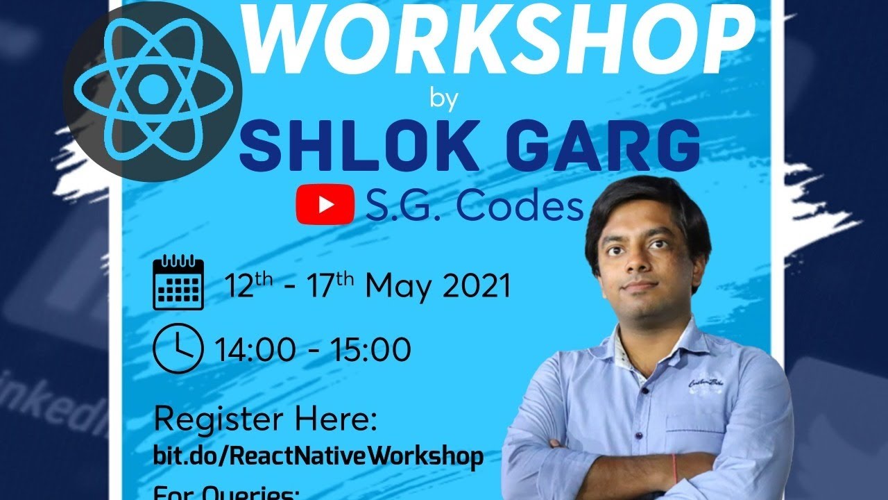 React Native Workshop By @S.G. Codes | Day 5 | ACM USICT - YouTube