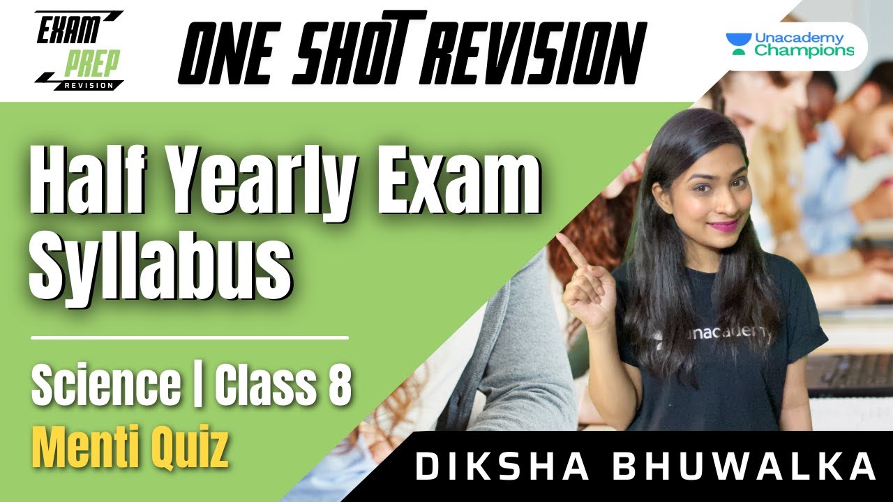 One-Shot Revision: Half Yearly Exam Syllabus | Menti Quiz Class 8 ...