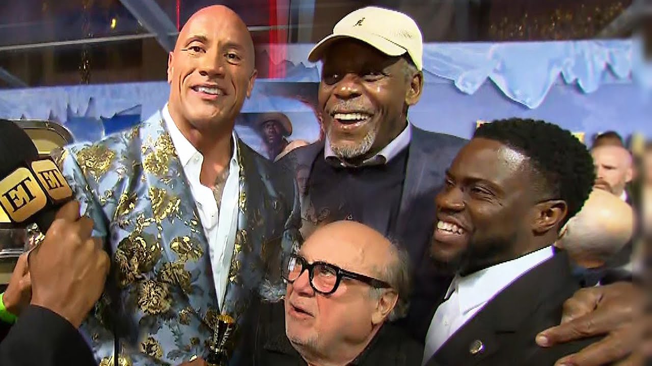 Watch Dwayne Johnson and Kevin Hart's Interview Get CRASHED by 'Jumanji ...