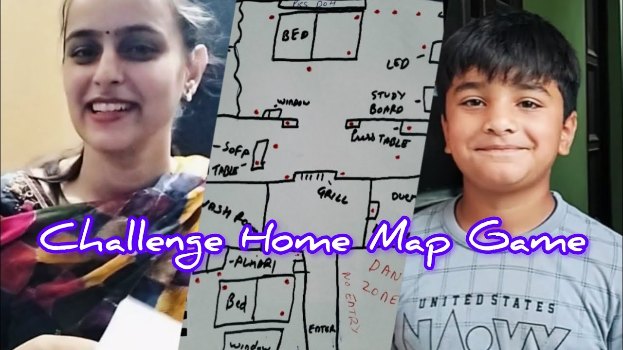 Funny Vlog Challenge Home Map Game - YouTube