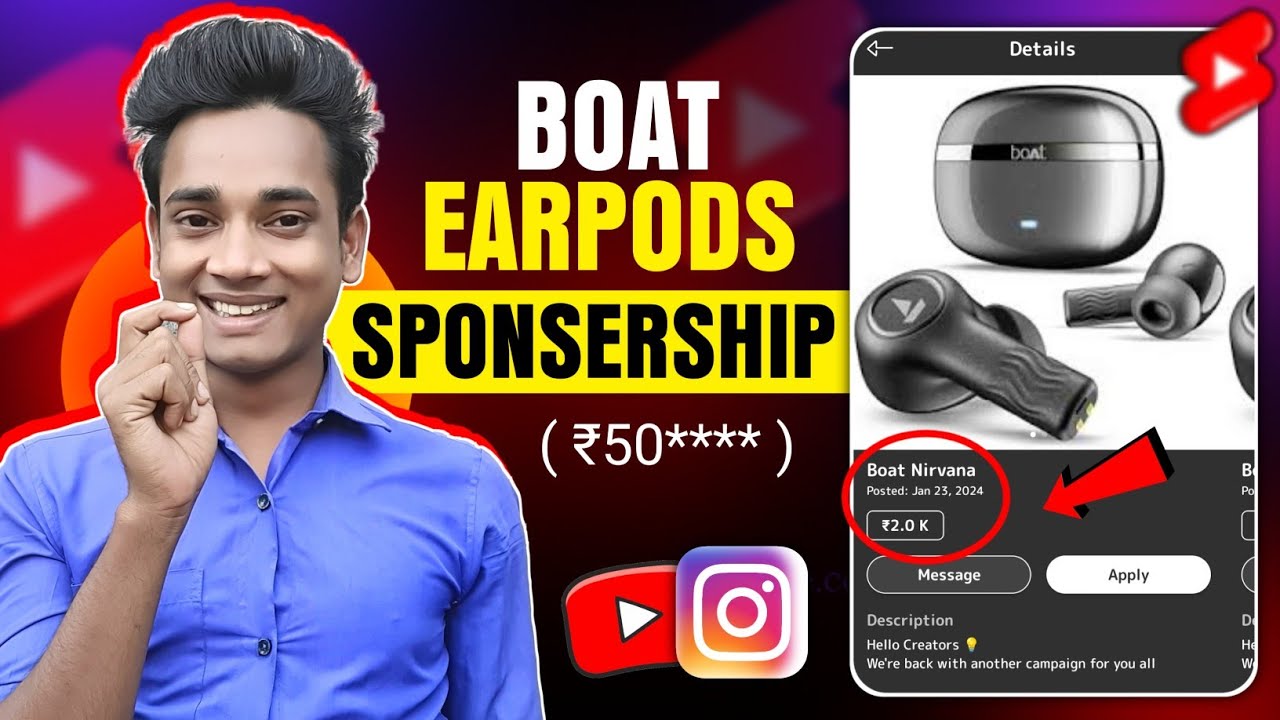 Boat Sponsership | Boat Comapny Ka Sponsership Kaise Le | Instagram par ...