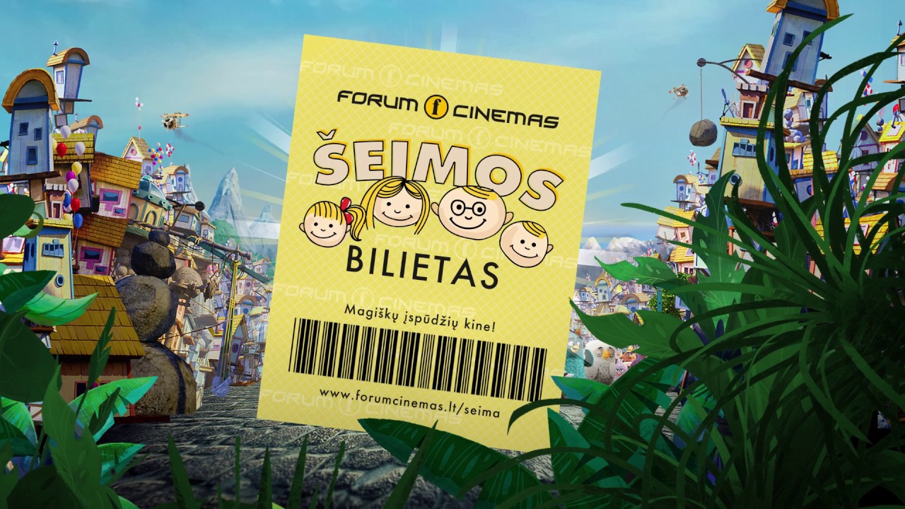 FORUM CINEMAS šeimos bilietas! - YouTube