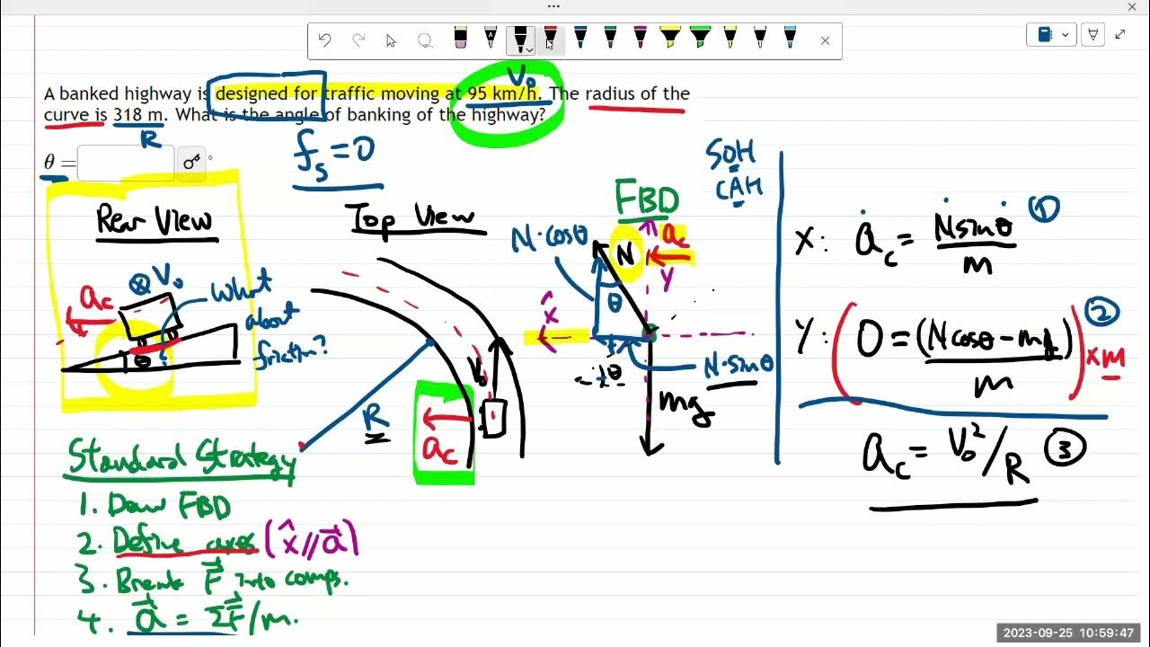 Physics 4A - OpenStax University Physics Vol 1, Chapter 6, Problem 78 with SageMath - YouTube