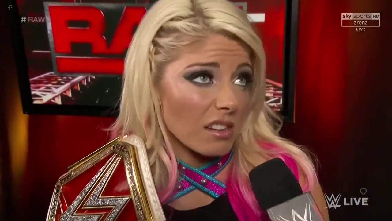 720pHD WWE RAW 07 31 17 RAW Women's Champion Alexa Bliss inteviews ...