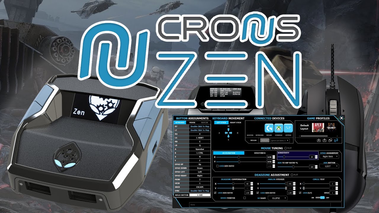 Cronus Zen STAR WARS BATTLEFRONT 2 BEST Mouse and Keyboard Settings ...