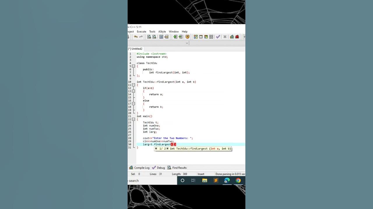 C Program To Find Largest Of Two Numbers Using C Coding Ccoding Codinglife Codingstatus