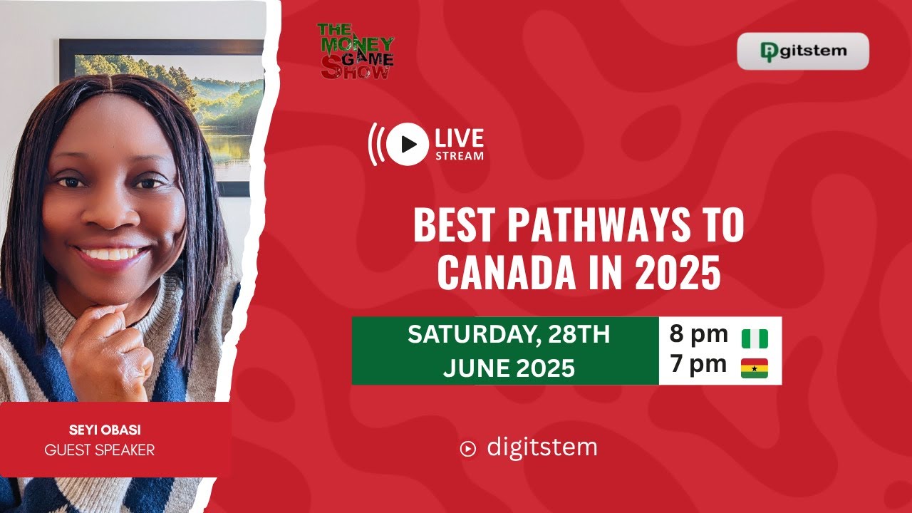 THE MONEY GAME SHOW episode 40 Best Pathways To Canada in 2025 - YouTube
