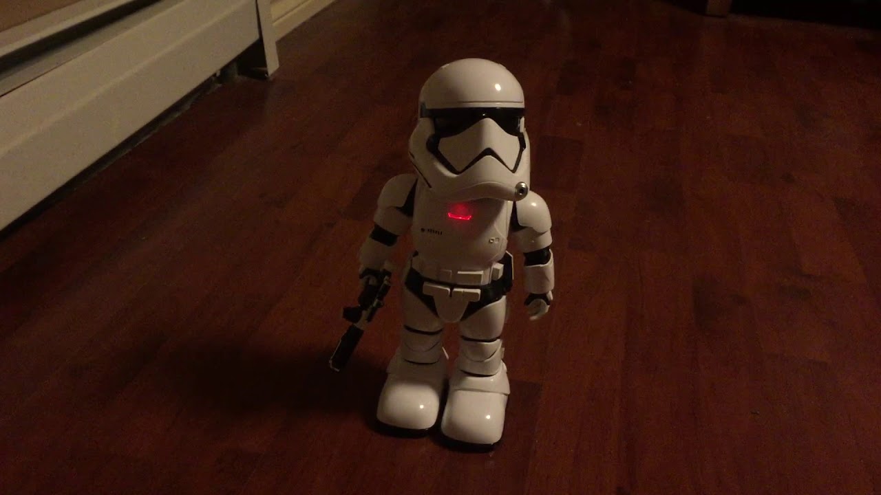 First Order Stormtrooper Robot Ubtech 001 - YouTube