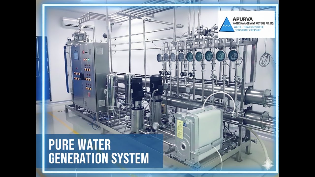 PURIFIED WATER GENERATION & DISTRIBUTION SYSTEM BY APURVA WATER ...