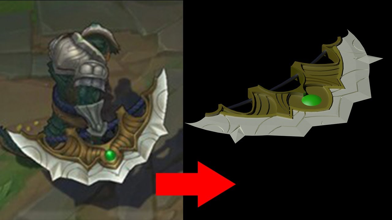 롤 레넥톤 무기 만들기(LOL Renekton Weapon making) - YouTube