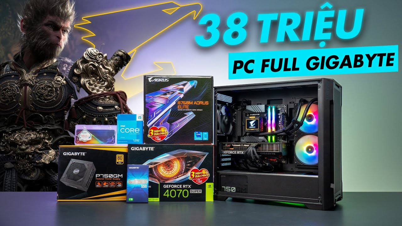Trải nghiệm bộ PC FULL GIGABYTE với RTX 4070 Super: Max settings 2K ...