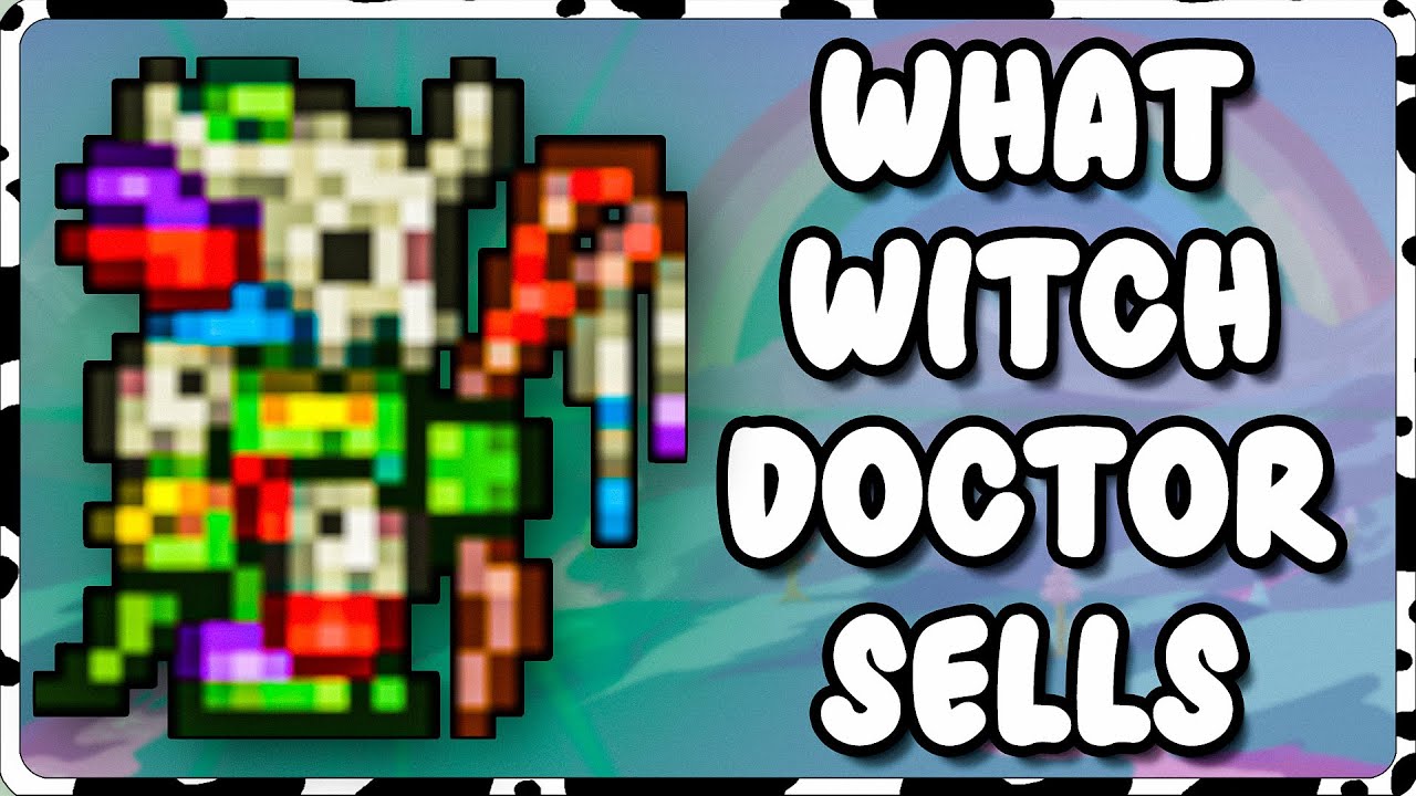 WHAT THE WITCH DOCTOR SELLS IN TERRARIA — FULL SHOP GUIDE - MIMOSINHA ...
