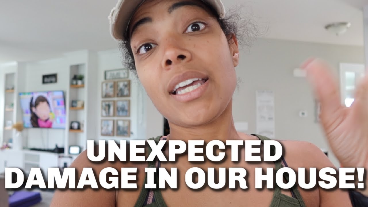 UNEXPECTED DAMAGE TO OUR HOUSE!! - YouTube