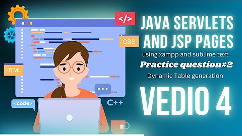 java servlets & jsp using sublime and Xampp - YouTube