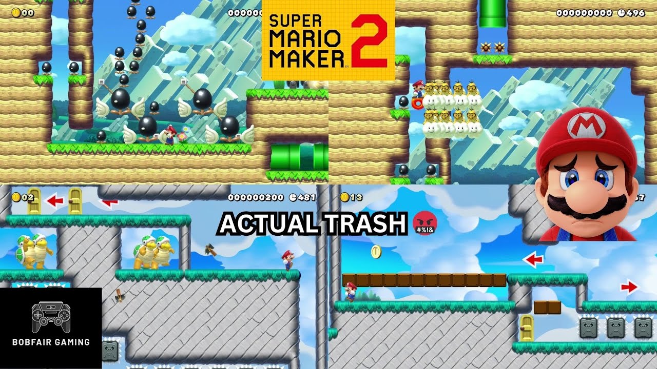 This Mario Maker 2 Level Made Me Feel EVEN WORSE 🤬 - YouTube
