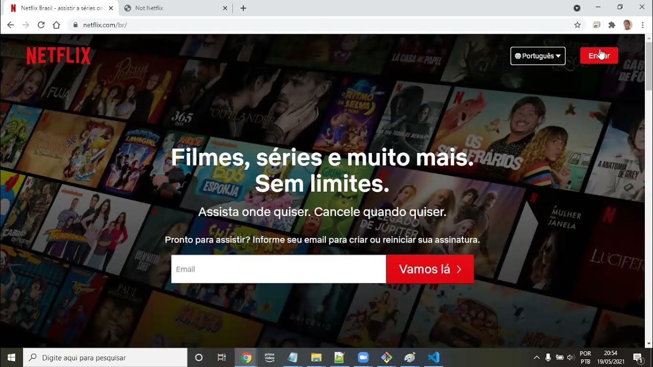 Criando Uma PÁgina Similar À Home Da Netflix Apenas Com Htmlcss BÁsico