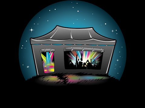 Hire a party tent the rave cave in Doncaster - YouTube