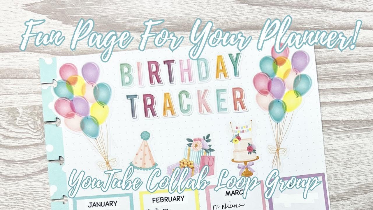 YOUTUBE COLLAB LOOP | 🎉🎈BIRTHDAY THEME 🎉🎈| HOW TO CREATE A BIRTHDAY ...
