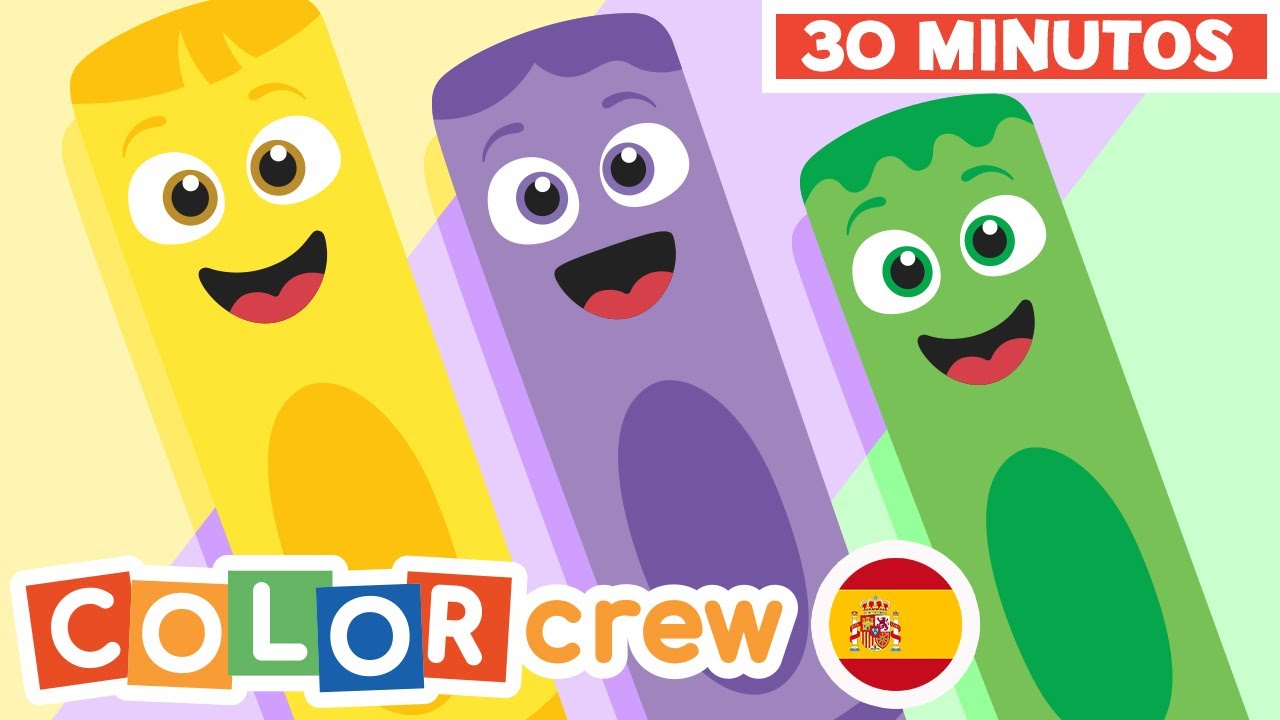 Colores en Español para niños | La Pandilla de Colores | todos los ...