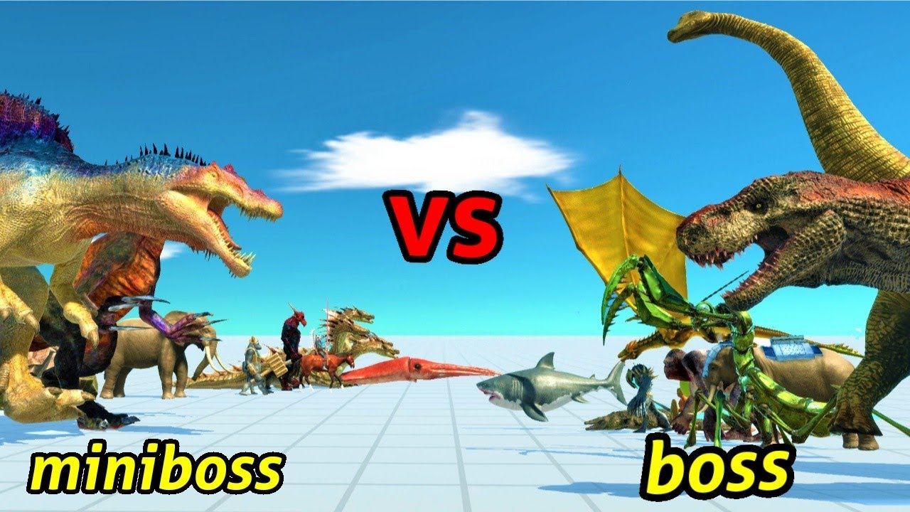 Every second boss vs their boss factions ARBS Animal Revolt Battle ...