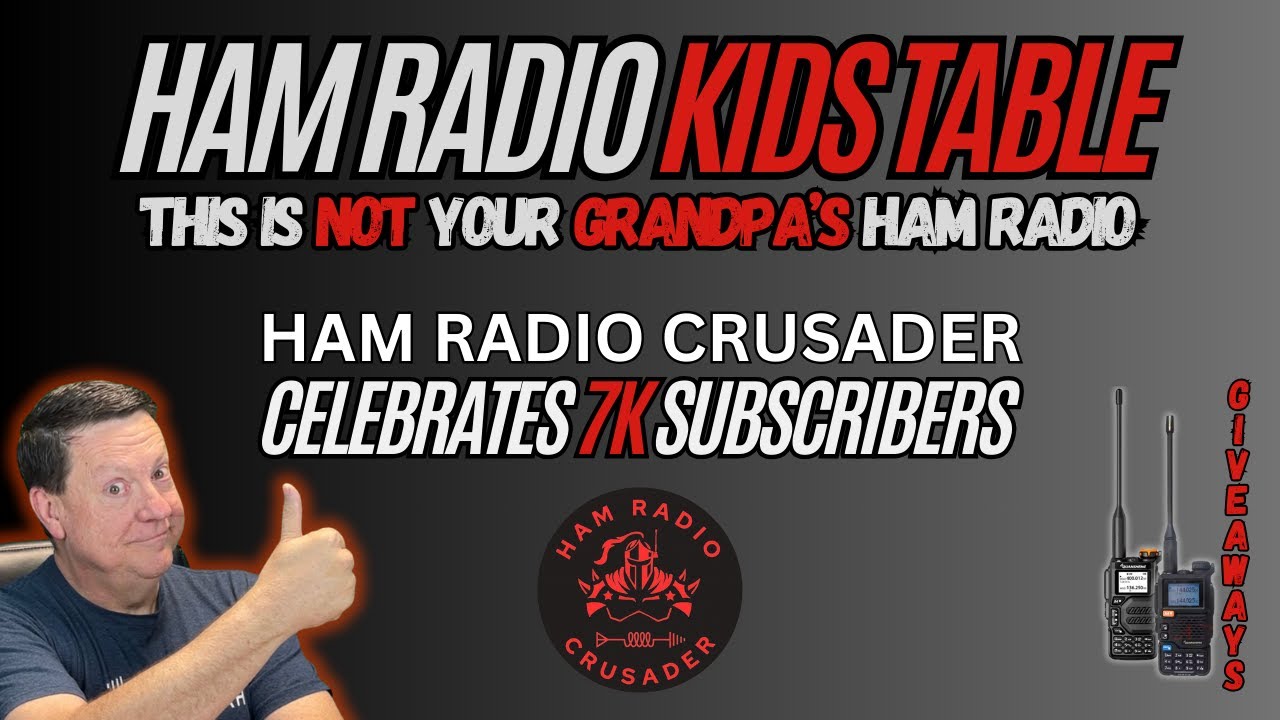 Ham Radio Kid's Table - Celebrating With Ham Radio Crusader - YouTube