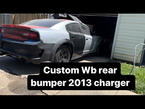 11-14 Charger custom WB rear bumper - YouTube