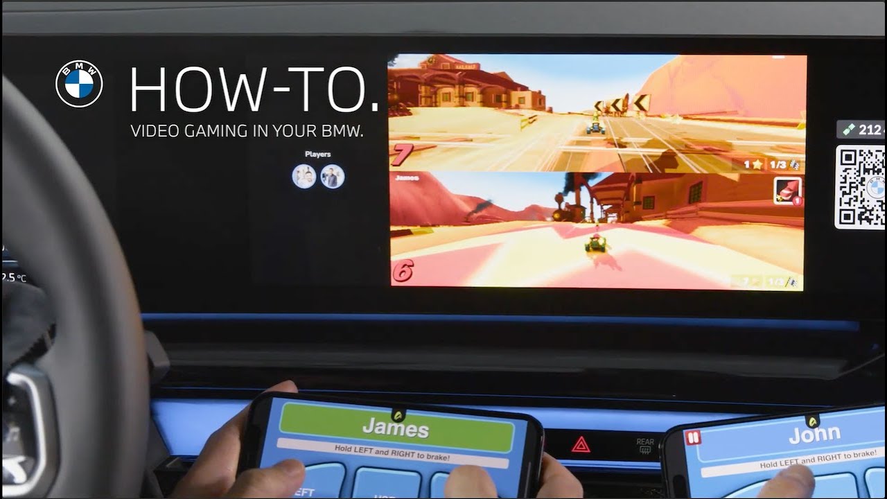 BMW Tutorial Setup and Handling of Video Gaming in the Car - YouTube