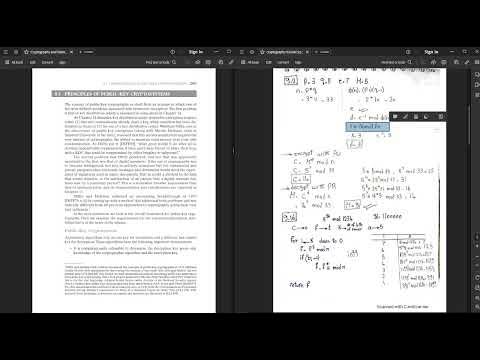 Cryptography tutorial 5 - Chapter 9 - YouTube