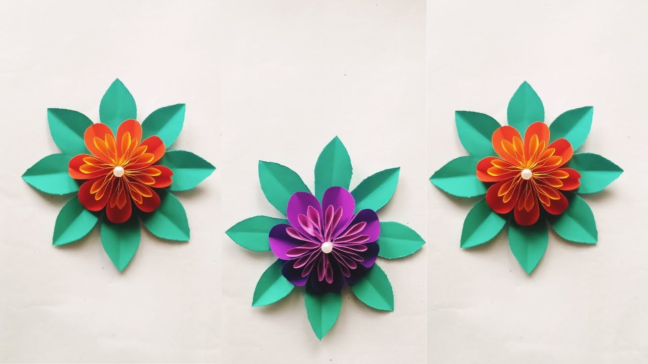 paper flower / handmade paper flower / DIY paper crafts / beautiful ...