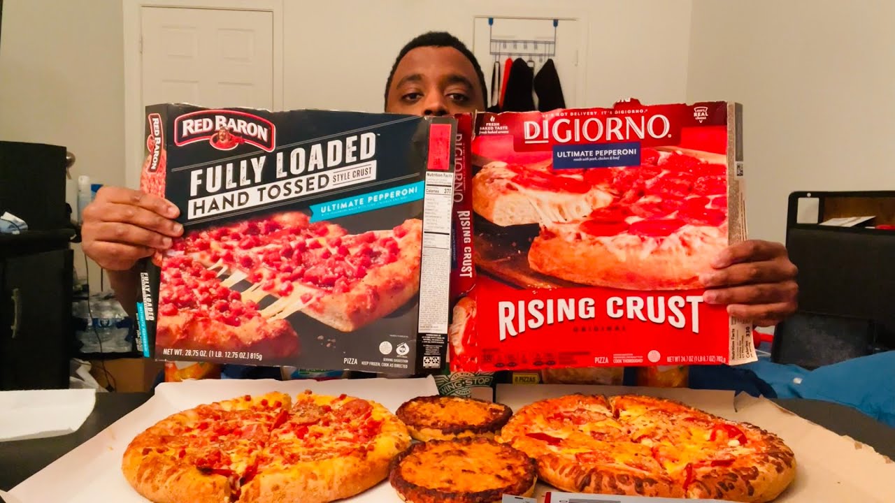 Frozen Pizza Tournament: Final Round: Digiorno vs Red Baron - YouTube