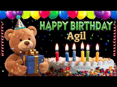 Agil Happy birthday To You - Happy Birthday song name Agil 🎁 🎂