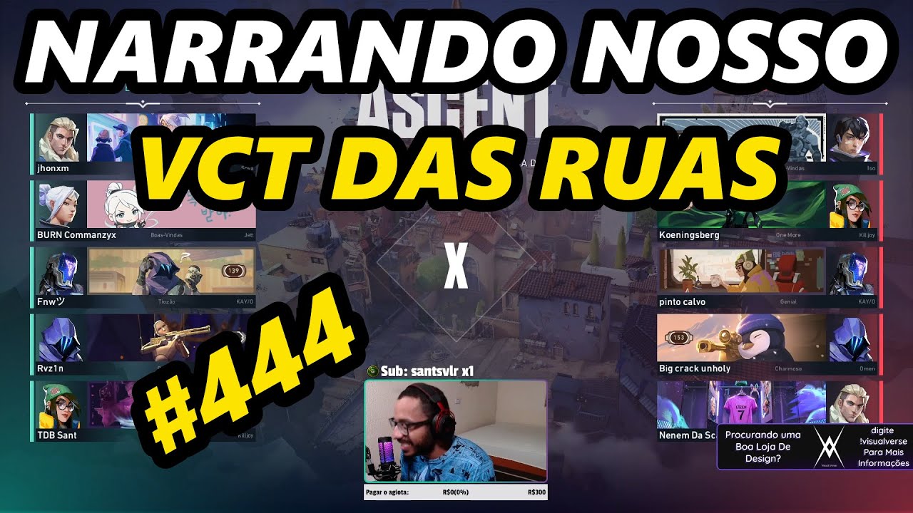 Ele melhorou muito jogando aqui | Ascent no VCT das Ruas #444 - YouTube