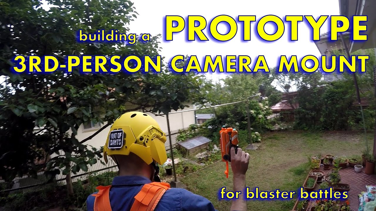 Building a D.I.Y. 3rd-person Camera Mount for Blaster Battles - YouTube