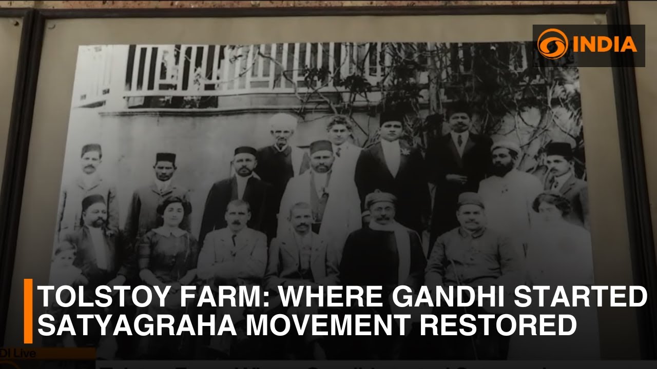 Tolstoy Farm: Where Gandhi started Satyagraha movement restored - YouTube