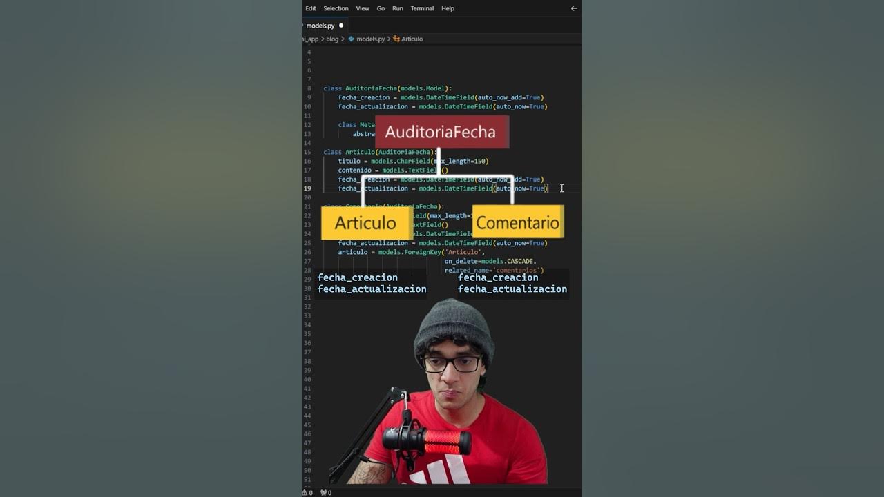 Agregando campos de auditoria en tu base de datos con django parte II. #django #python # ...