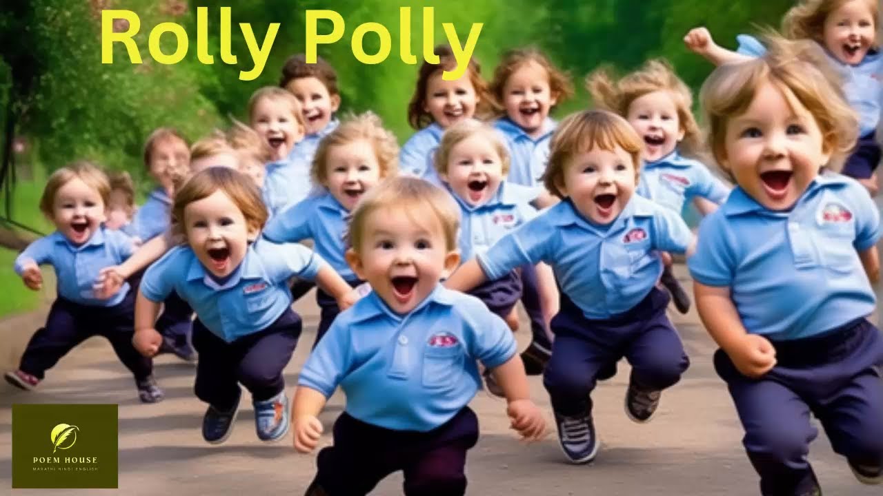 Rolly Polly I Std 1 English Poem | Learn English Through Rhymes - YouTube