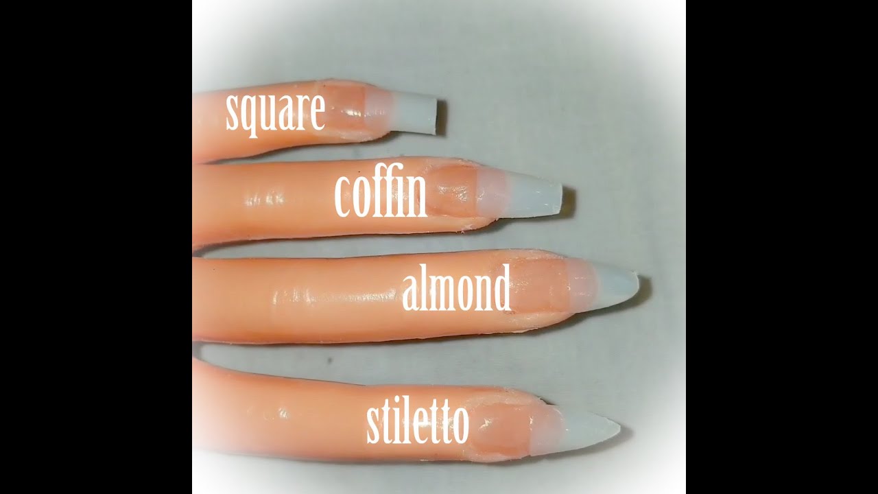 Nail Shapes "Formas de Uñas" - YouTube