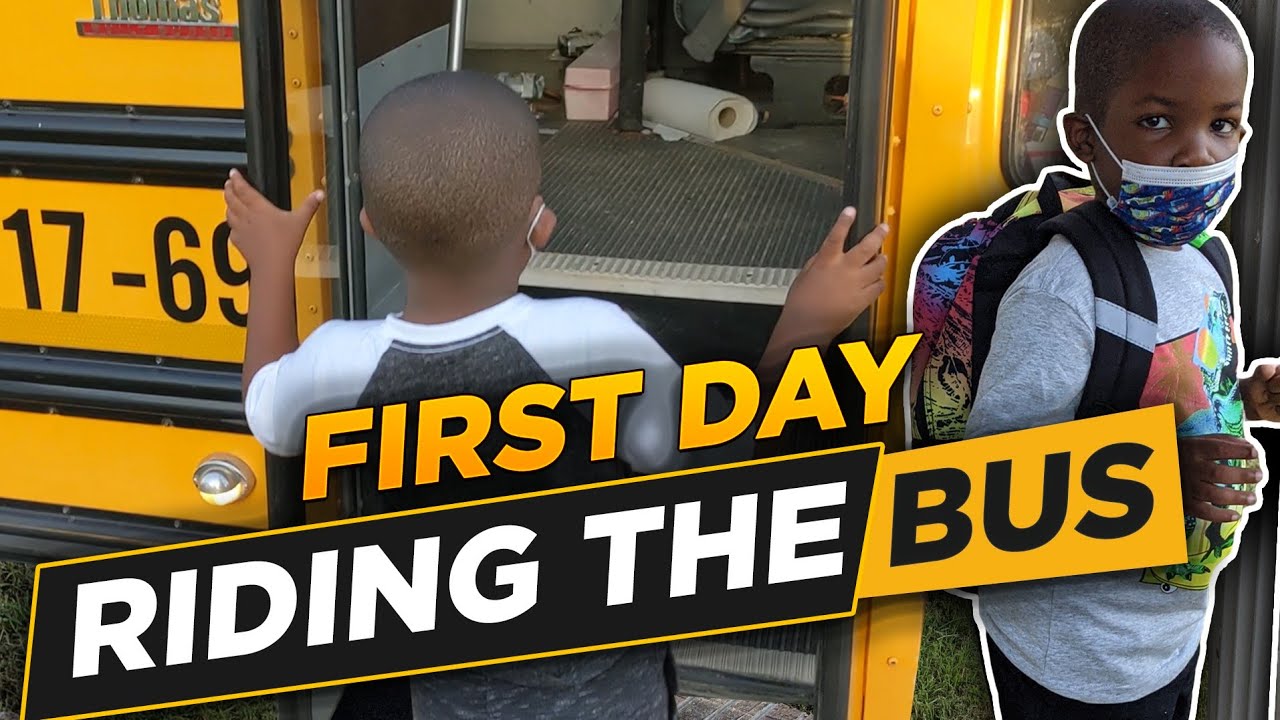 2021 Morning Routine for School | First time getting on the Bus | |Back ...