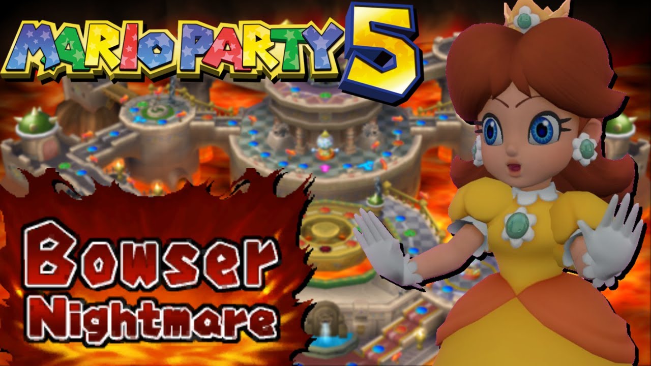 Mario Party 5 | Bowser Nightmare w/ Daisy - Shiruetto The Gamer - YouTube
