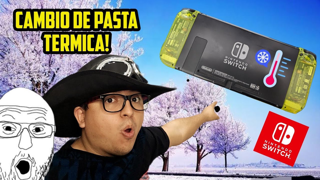 Le Cambio La Pasta Termica A Mi Switch!!! - YouTube