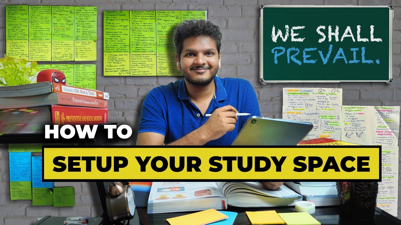 How to Setup Your Study Space - Student Essentials | Anuj Pachhel - YouTube