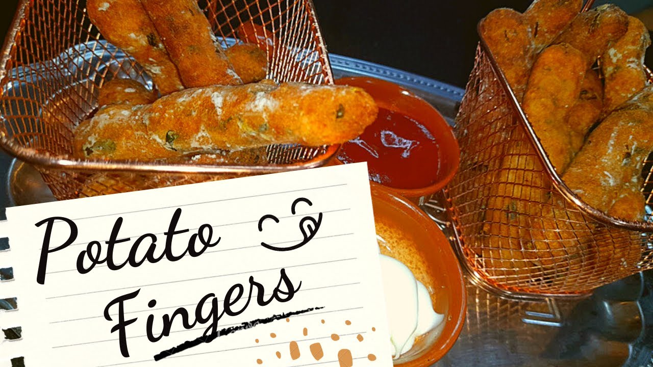 Crispy Potato Fingers Recipe | potato finger food | Evening Snack Idea ...