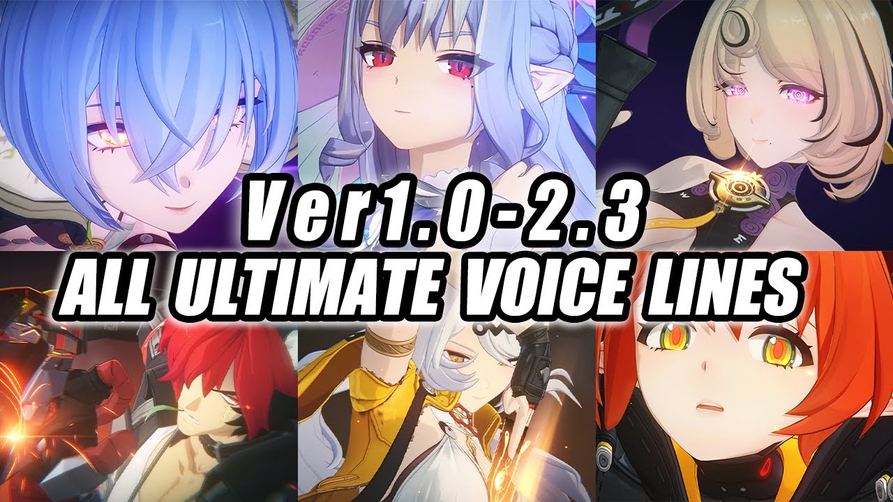 [EN DUB] All Agents Ultimate Voice Line [Zenless Zone Zero 1.0 - 2.3 ...
