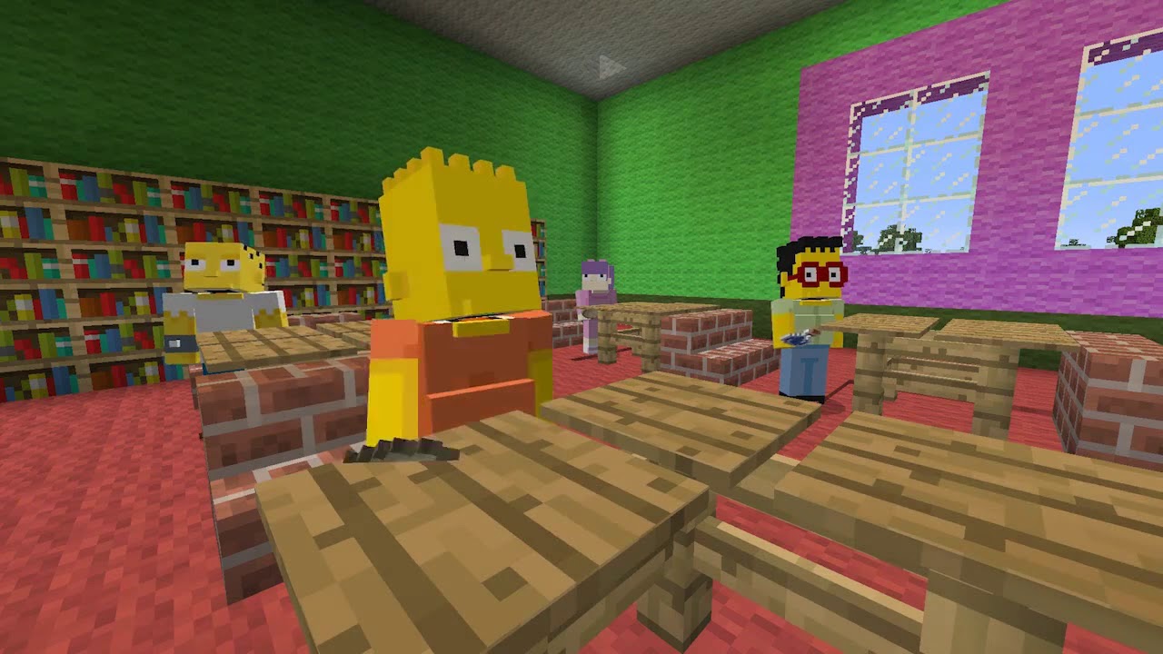 Minecraft The Simpsons Skin Pack Official Xbox One Xbox 360 Game ...