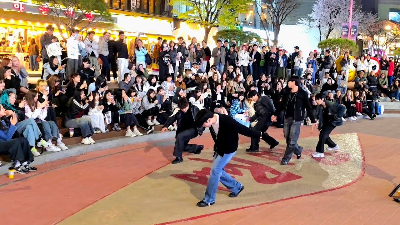 [STREET ARTIST] ONE OF. WITH AUDIENCE. INTERACTIVE HONGDAE BUSKING ...