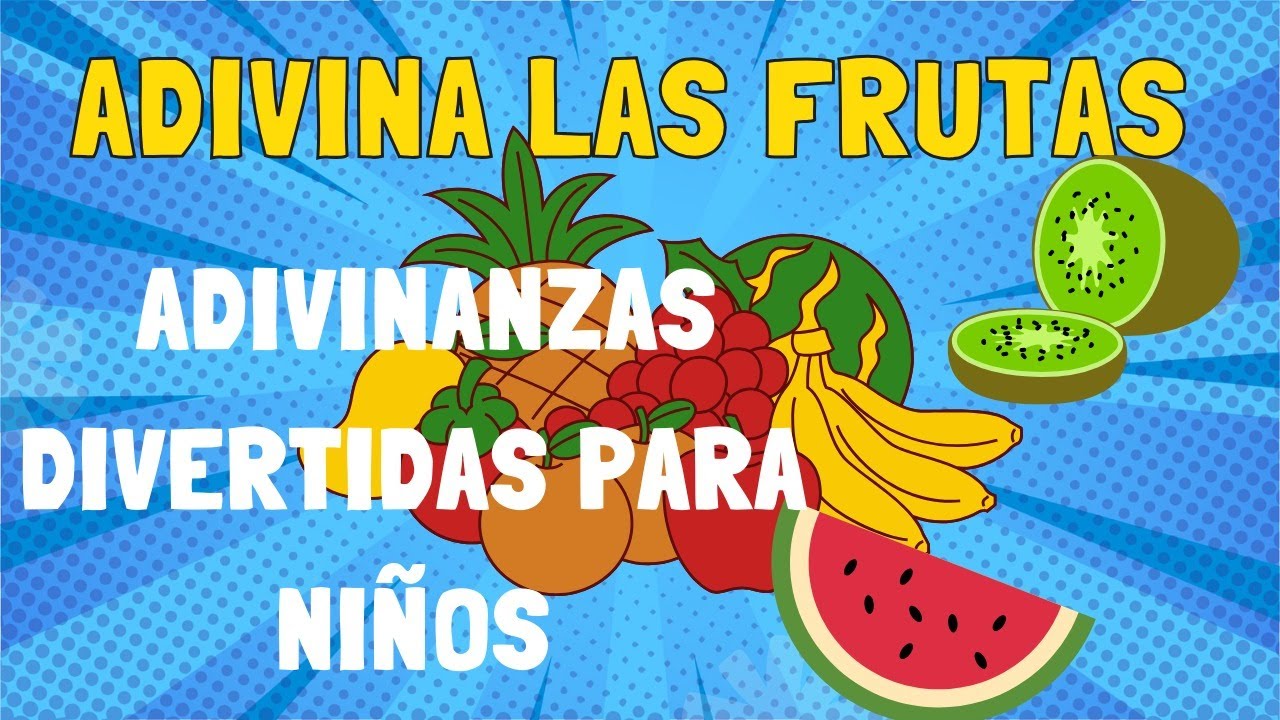 🎉 ¡Juego Educativo para Niños! Adivina las Frutas 🍓🤩¡Adivinanzas para ...