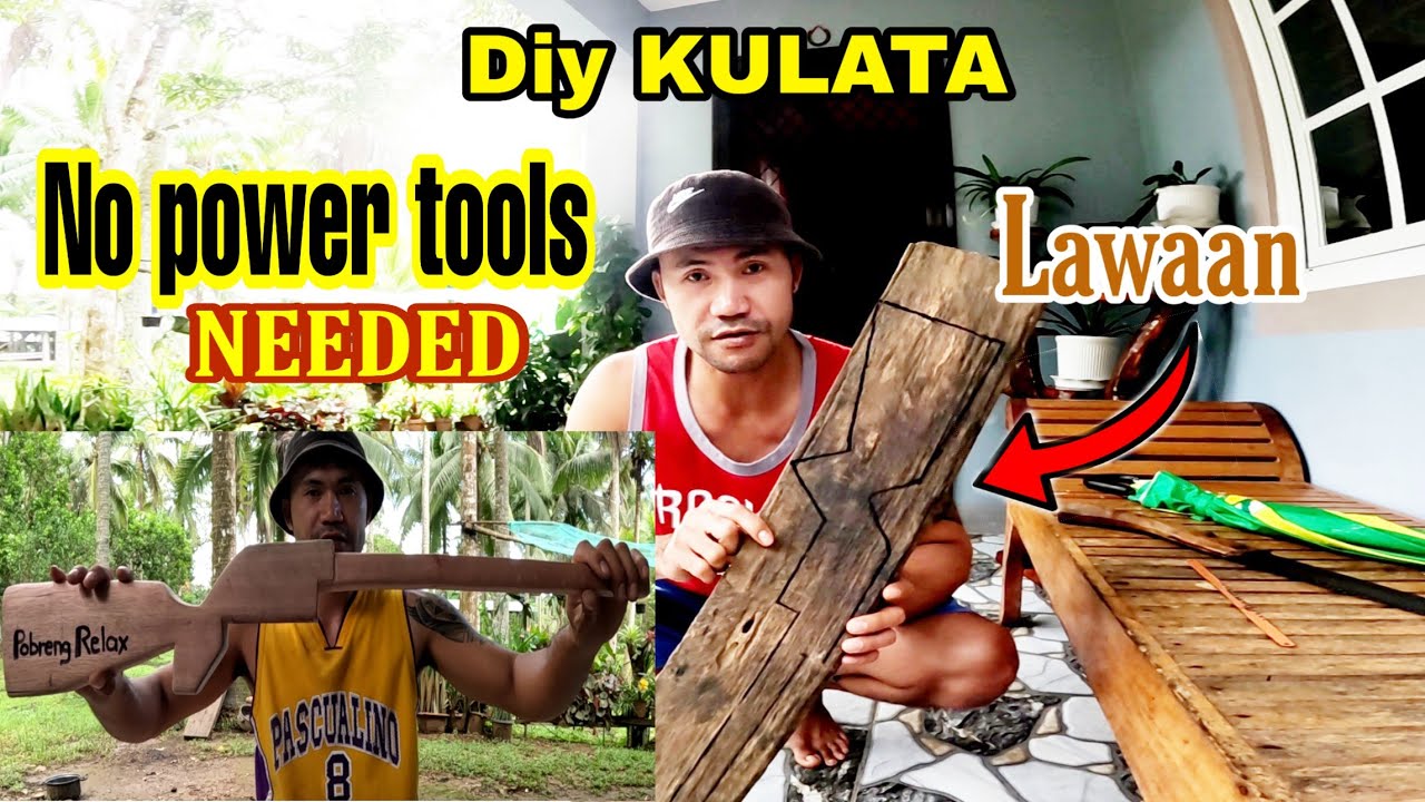 Paano gumawa ng kulata/butt ng airgun,marble gun? How to make simple ...