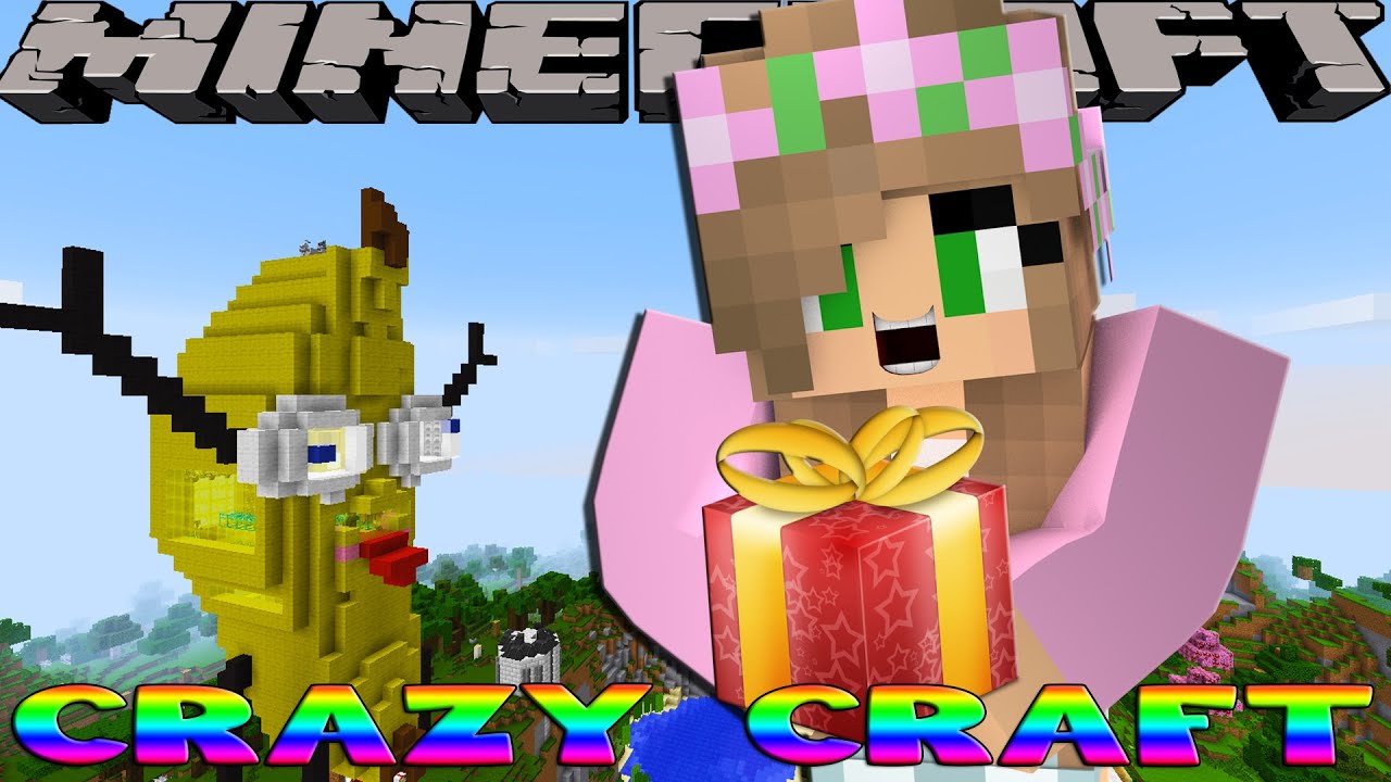 Minecraft CRAZY CRAFT - THE ATLANTIC CRAFT'S SECRET PRESENT w/Little ...