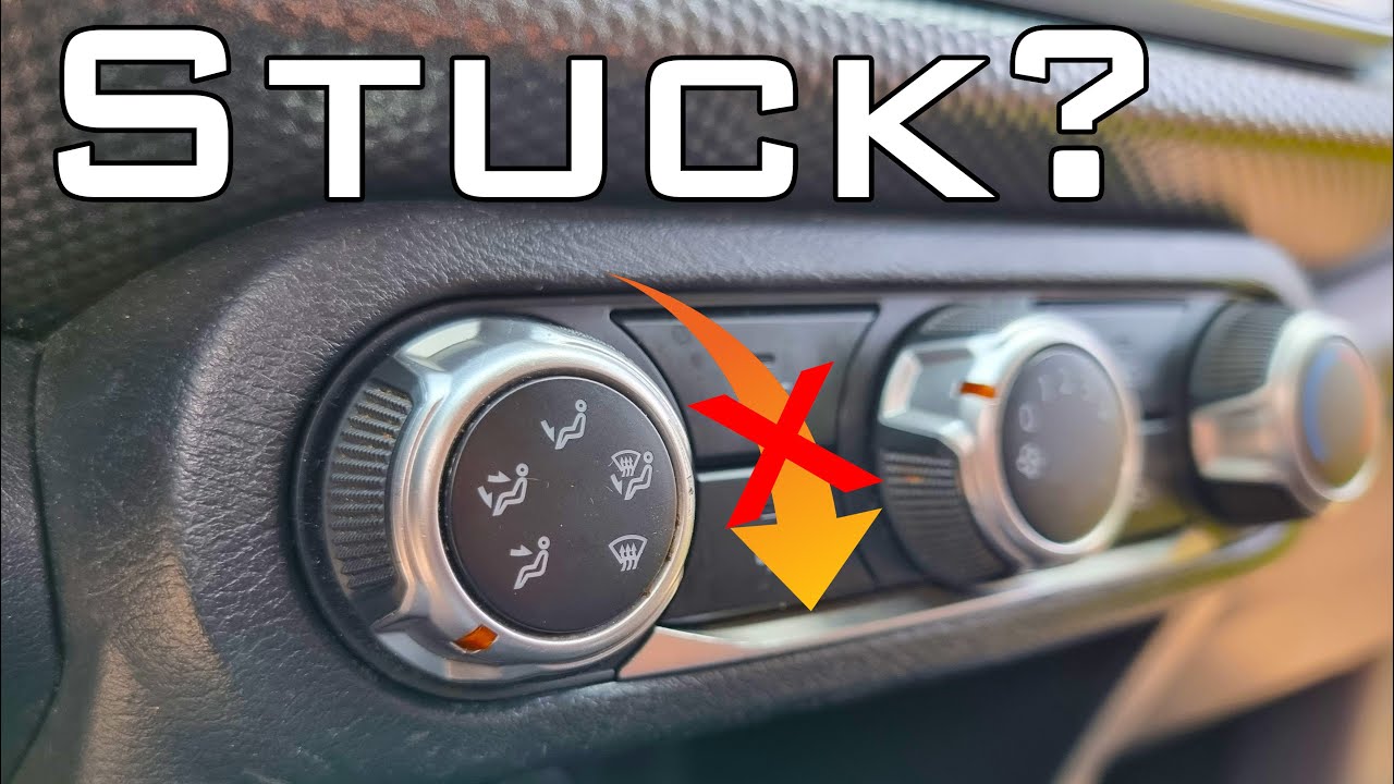 Here is how to fix stuck vent changing selector / Windshield fogged ...