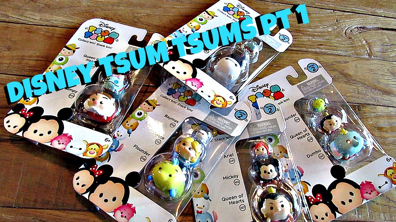 BRAND NEW! DISNEY TSUM TSUMS SERIES 2 STACKABLE FIGURES - OPENING AND ...